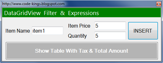 Learn Advanced C# Code: DataGridView Filter & Expressions C# 5.0 Learn Advanced C# Code: DataGridView Filter & Expressions C# 5.0